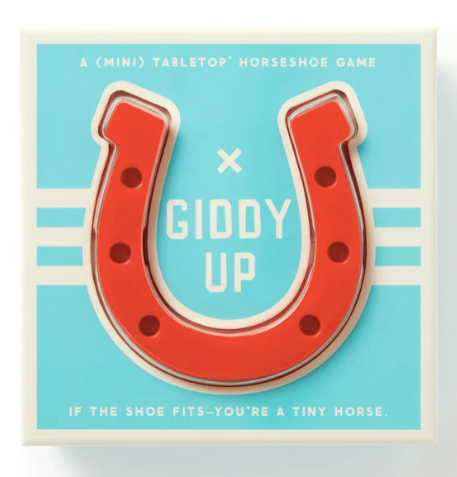 Giddy Up Tabletop Horseshoes Game – Wish